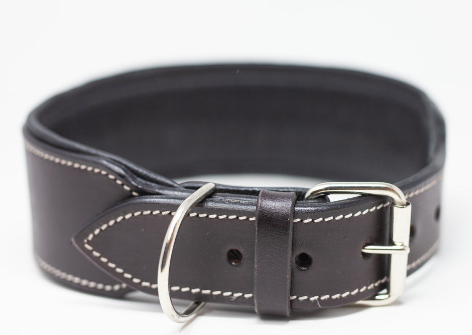 Leather Heavy Duty Dog Collars For Large Dogs – Mountain Dog Club